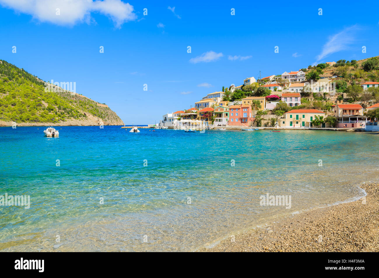 Assos beach kefalonia greece hi-res stock photography and images - Alamy