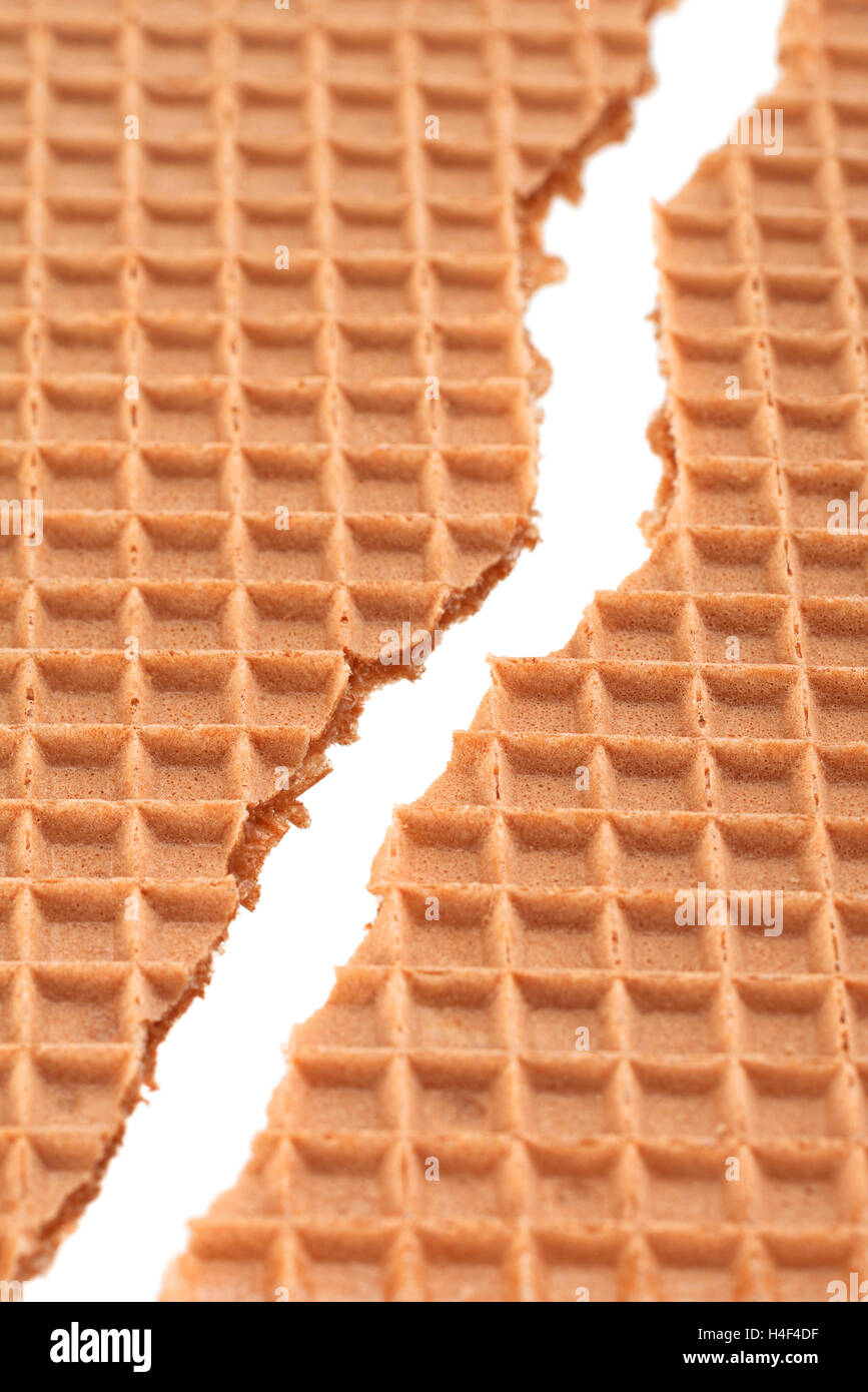 Brown wafer textured surface closeup background Stock Photo - Alamy