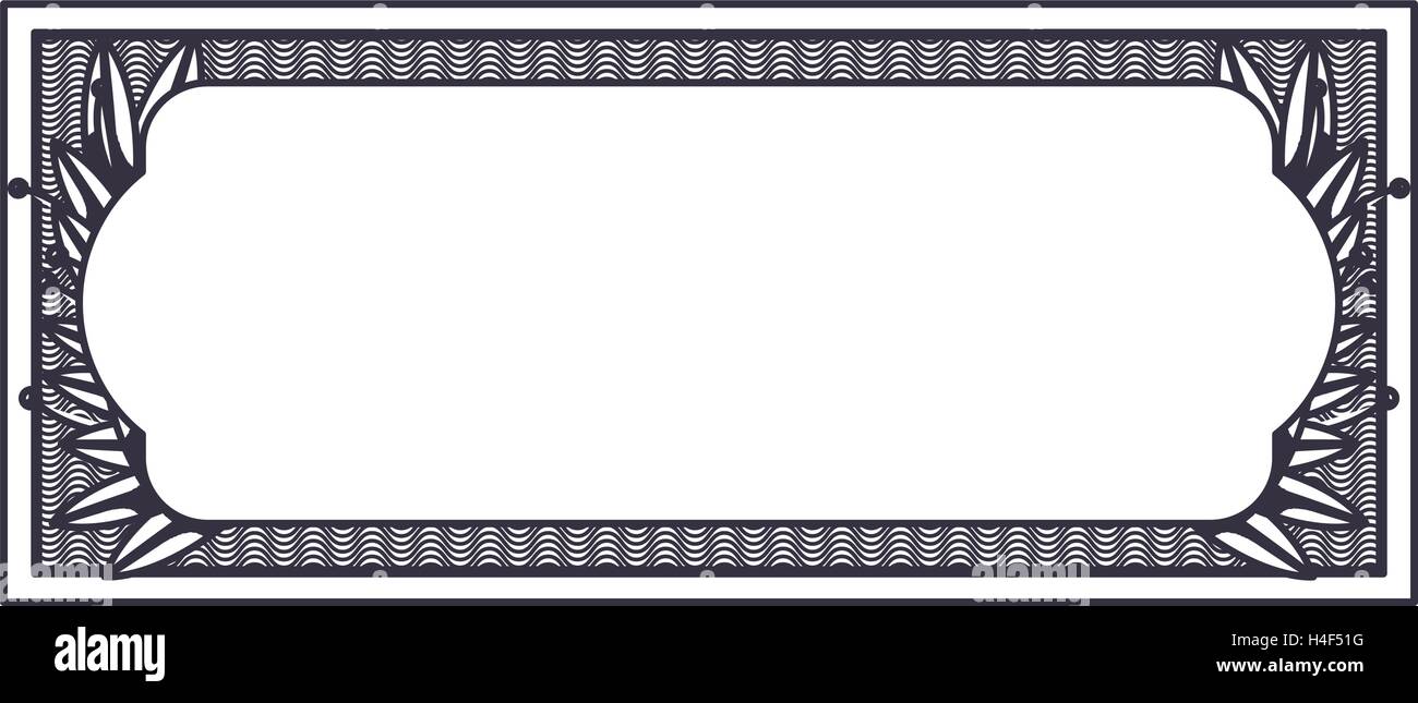 Isolated decorative frame design Stock Vector Image & Art - Alamy