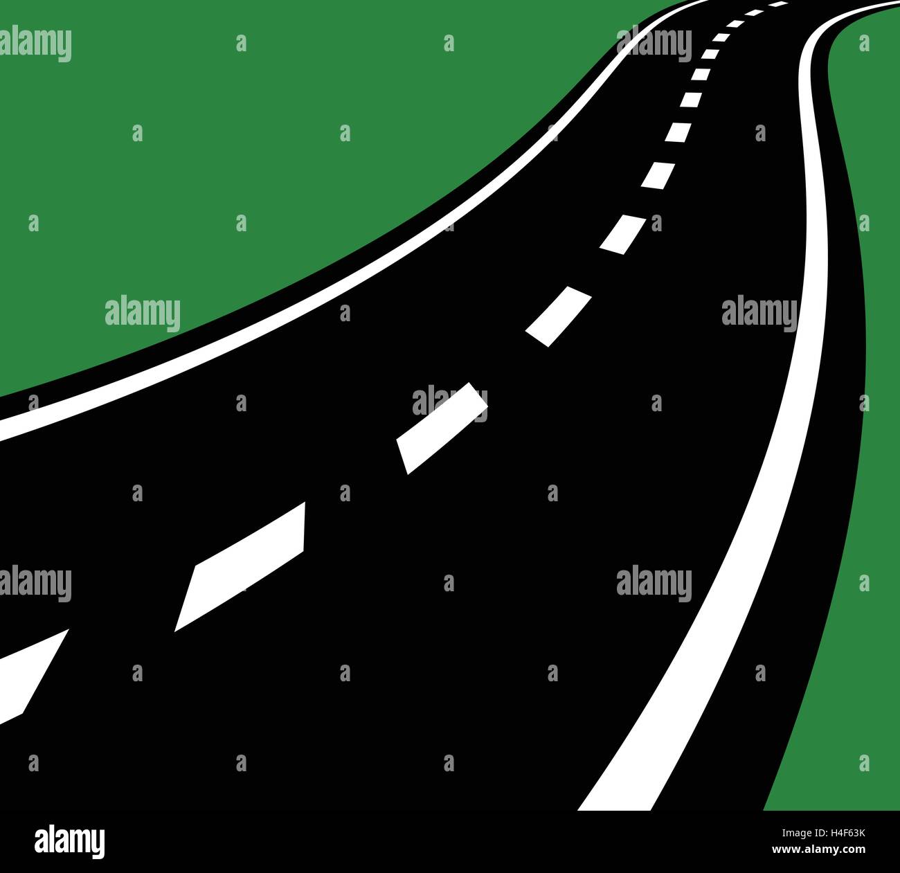 Road yellow divider lines Stock Vector Images - Alamy