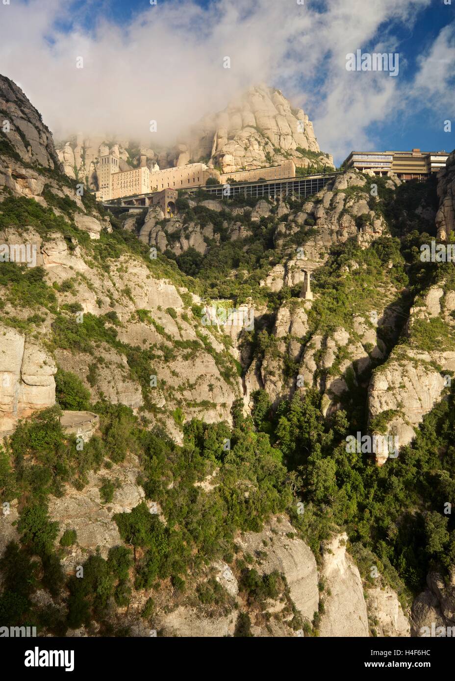 Monastery of Montserrat in Spain Stock Photo - Alamy