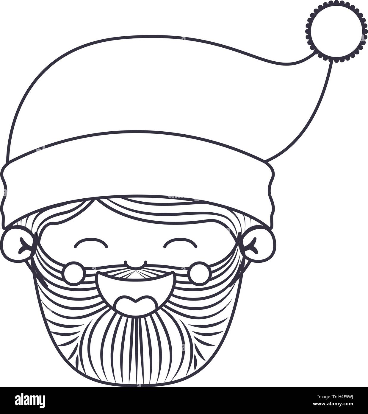 Santa cartoon of Christmas season design Stock Vector Image & Art - Alamy