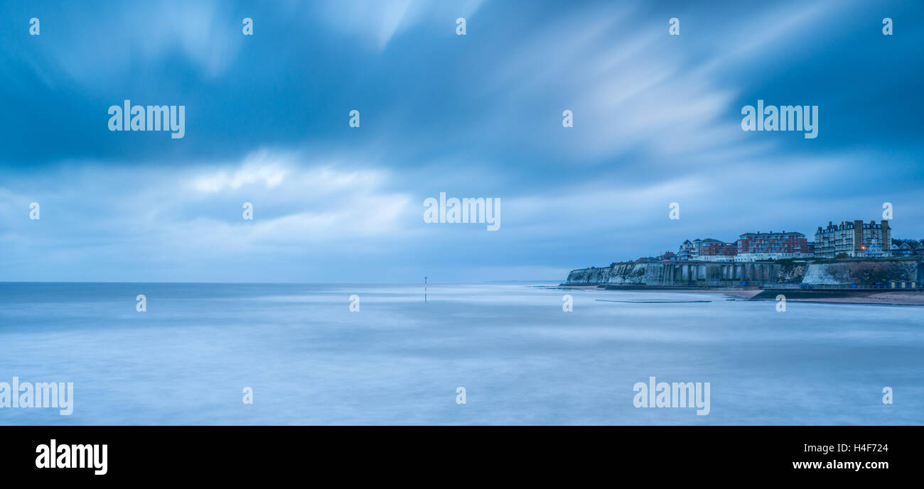 Brooding Broadstairs, Kent. A seascape showing an impending storm ...