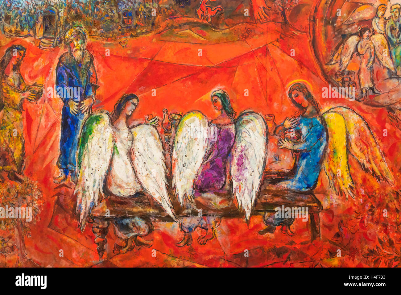 Abraham And The Three Visitors