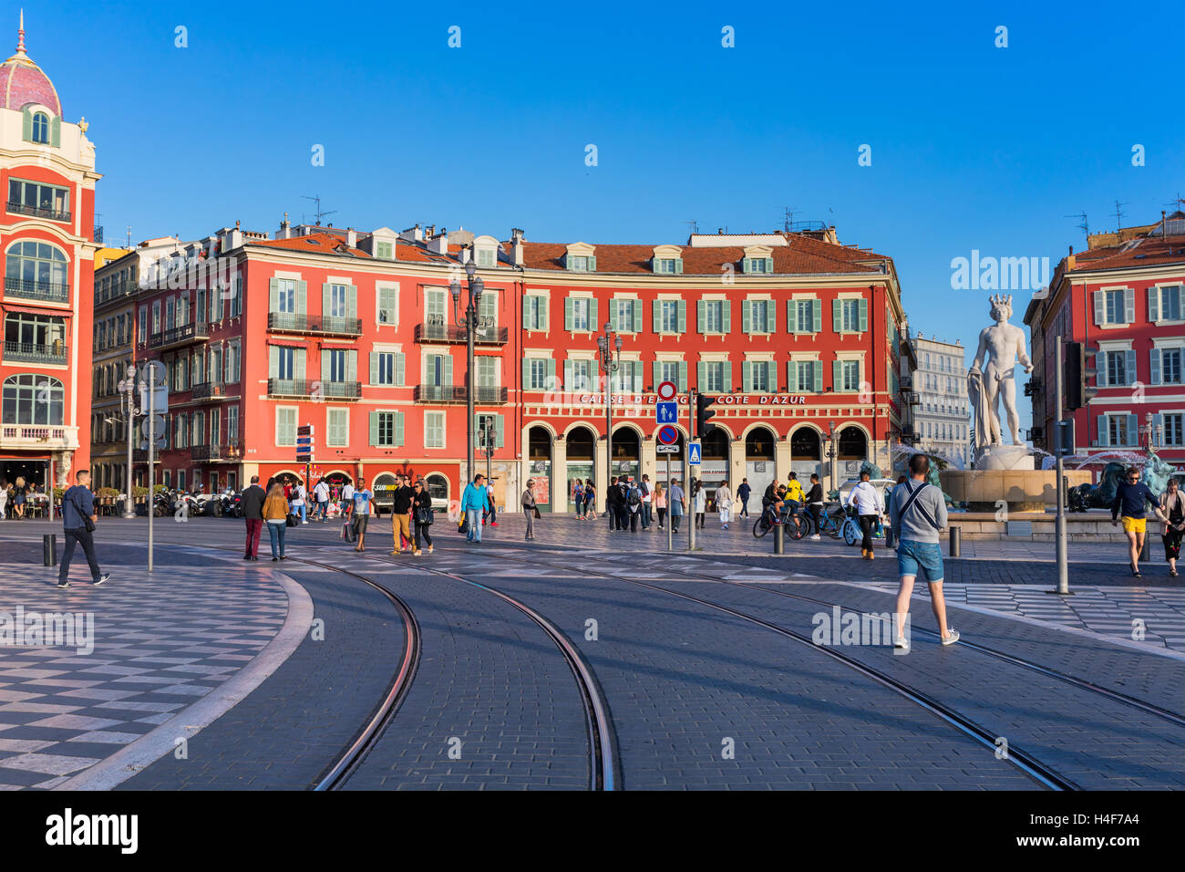 Massena square, Nice, Alpes Maritimes departement, France Stock Photo ...
