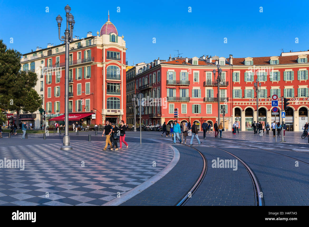 Massena square, Nice, Alpes Maritimes departement, France Stock Photo ...