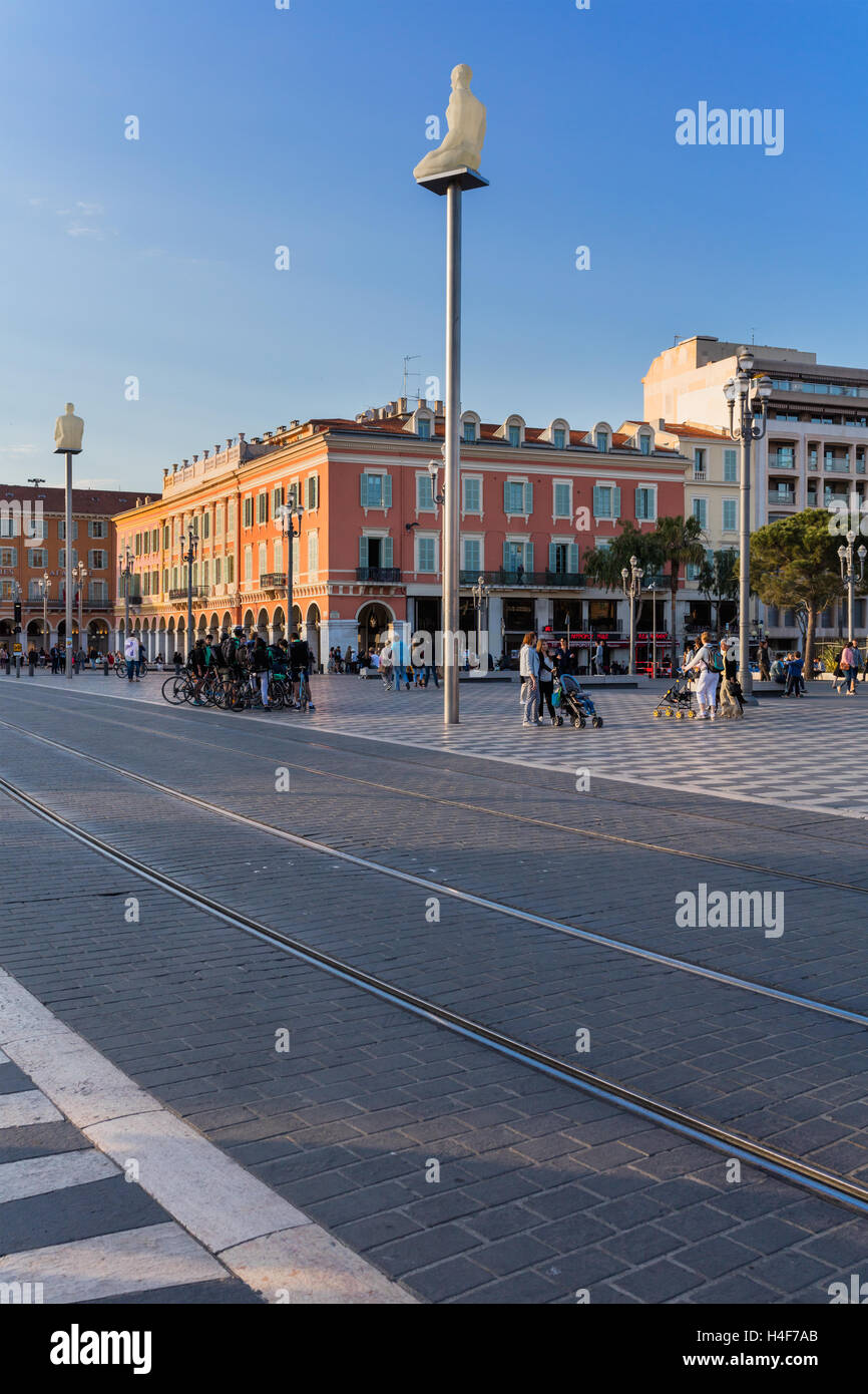 Massena square, Nice, Alpes Maritimes departement, France Stock Photo ...