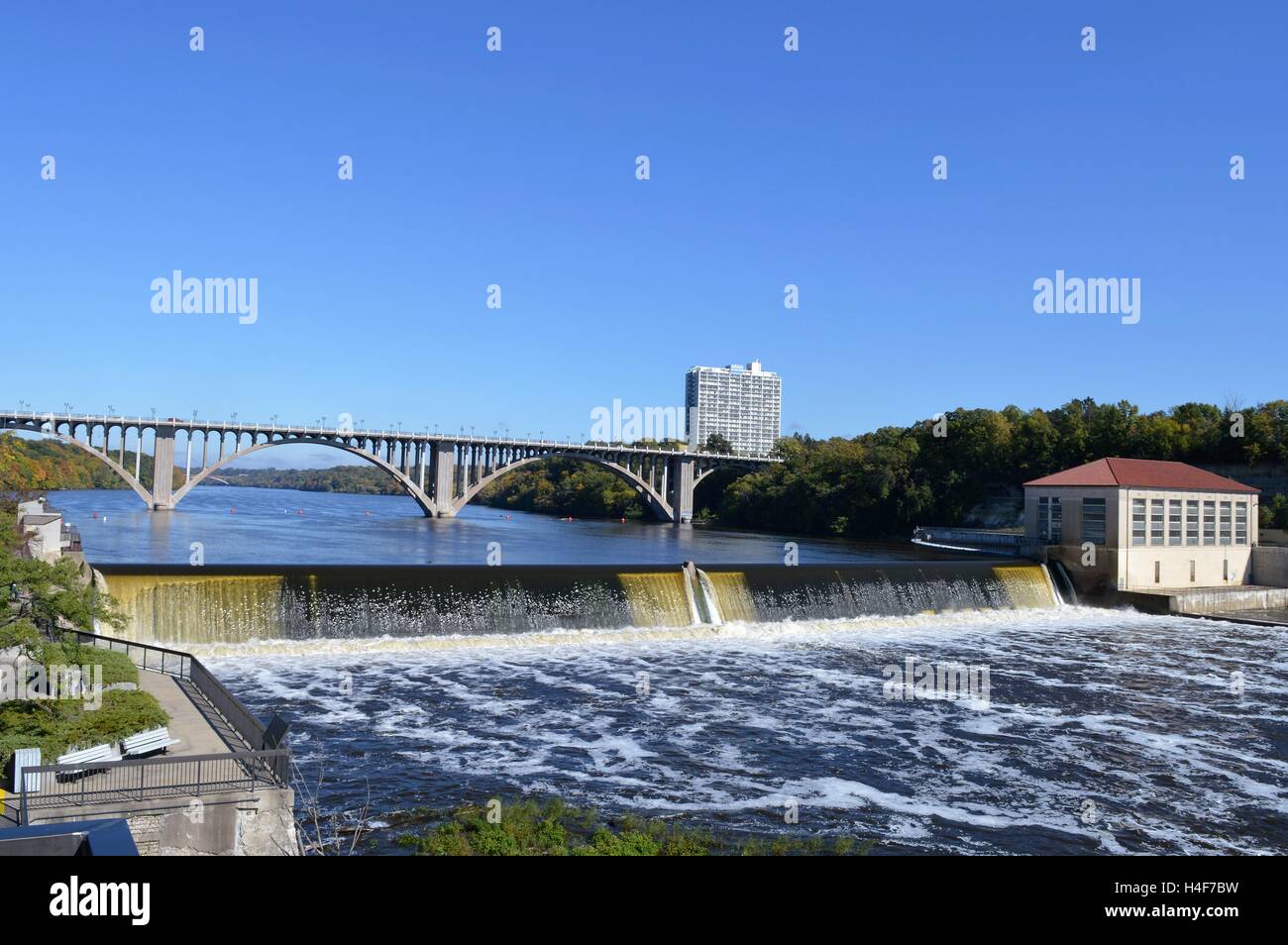 Ford Dam in Minnesota Stock Photo - Alamy