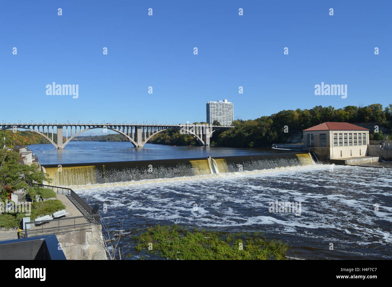 Ford Dam in Minnesota Stock Photo - Alamy