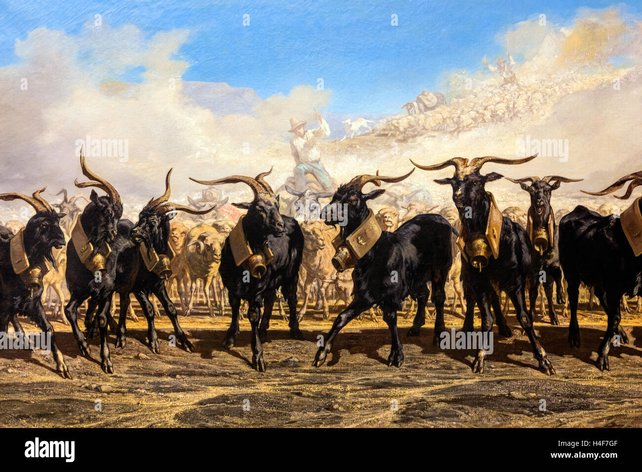 Painting by Emile Loubon, Musee Granet, Aix-en-Provence, Bouches-du ...