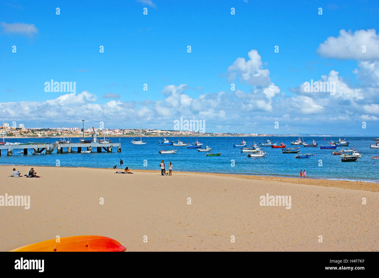 The Praia de Ribeira is the cozy sand beach, located in the center of ...