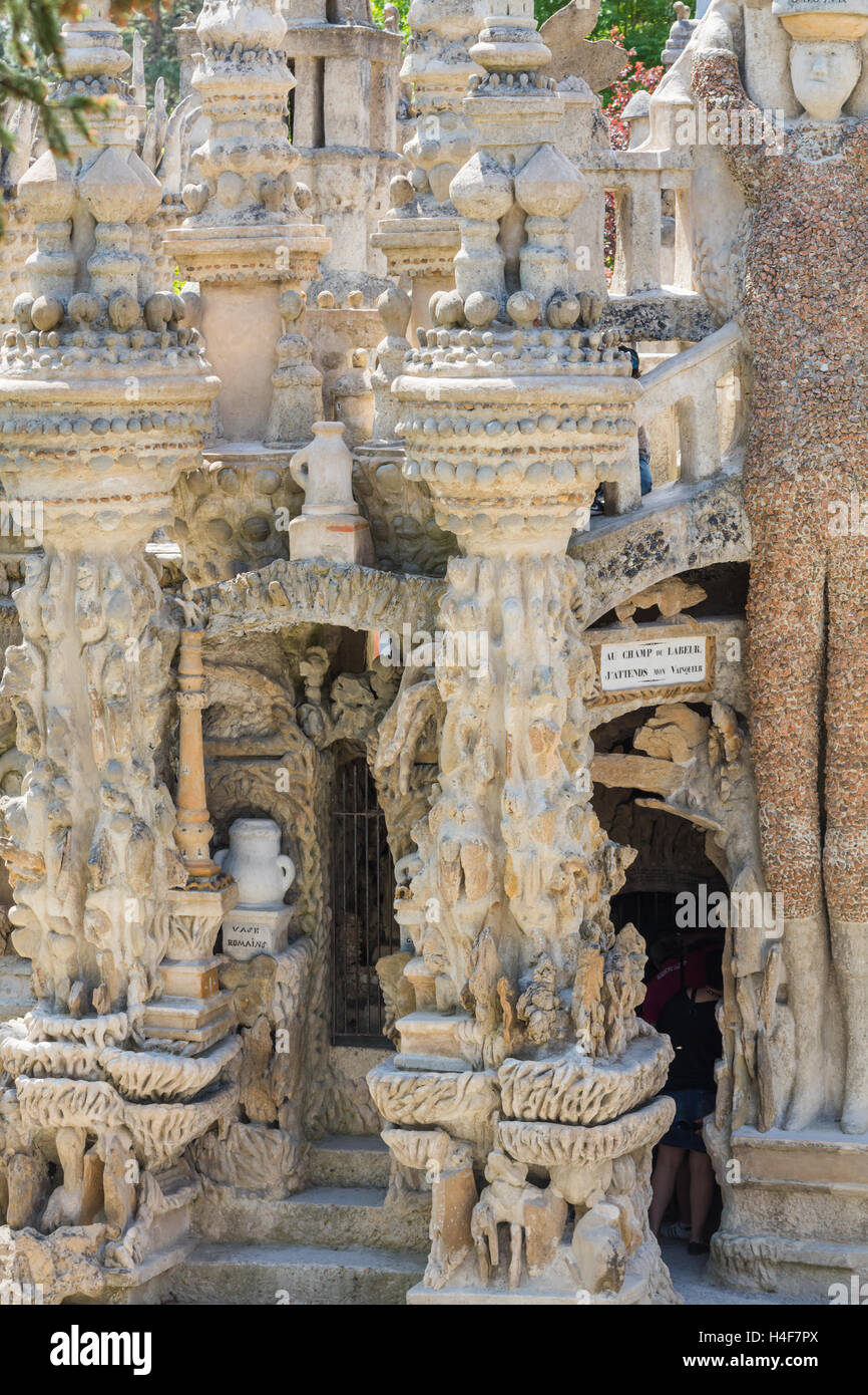 Le Palais ideal, Ideal Palace by Ferdinand Cheval, Hauterives, Drome ...