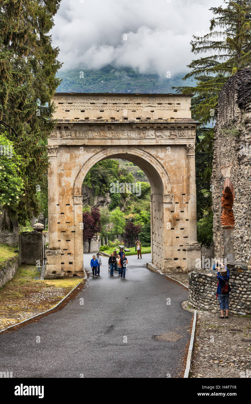 Triumphal arch of augustus hi-res stock photography and images - Alamy