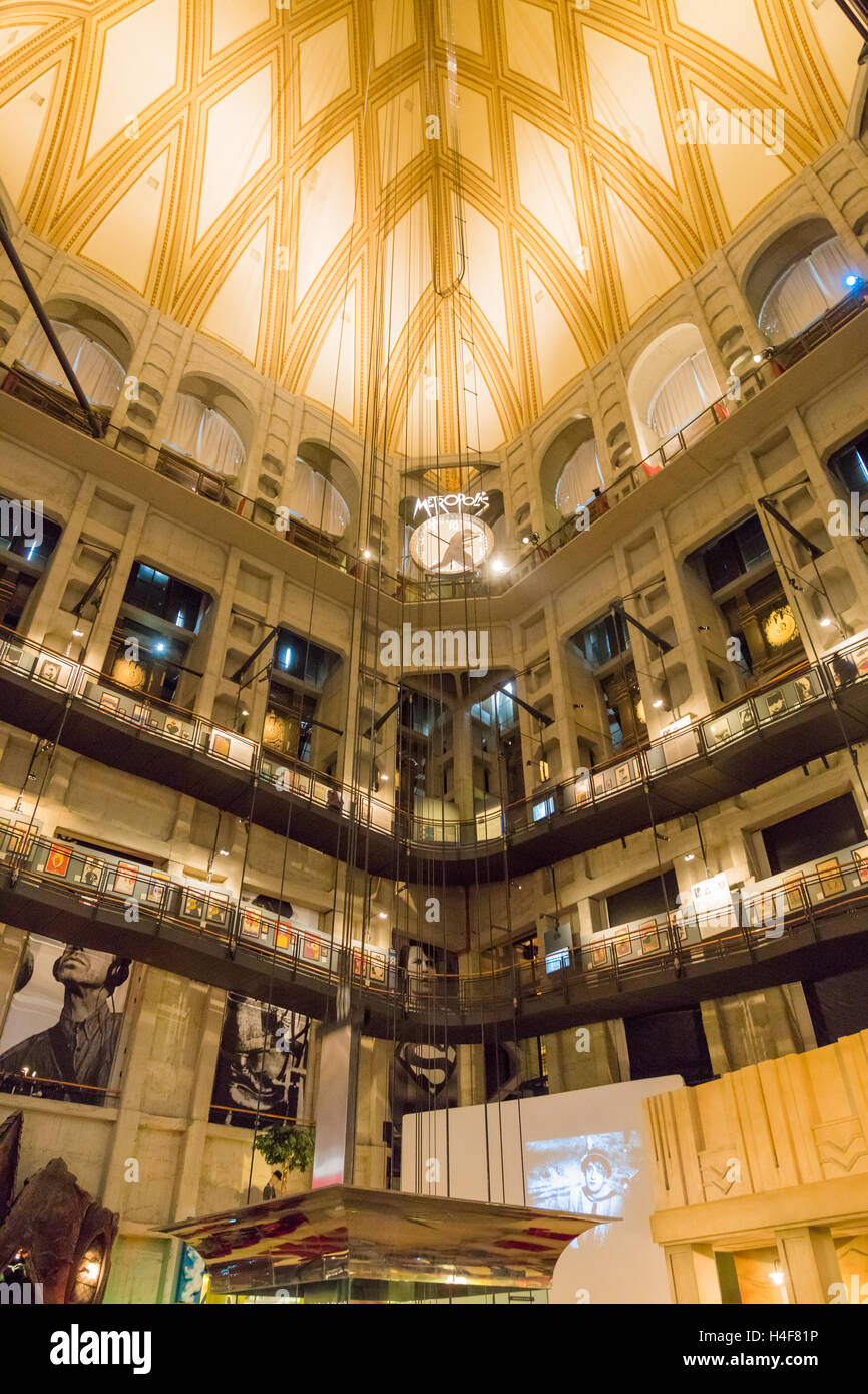National Museum of Cinema interior, Mole Antonelliana, Turin, Piedmont ...
