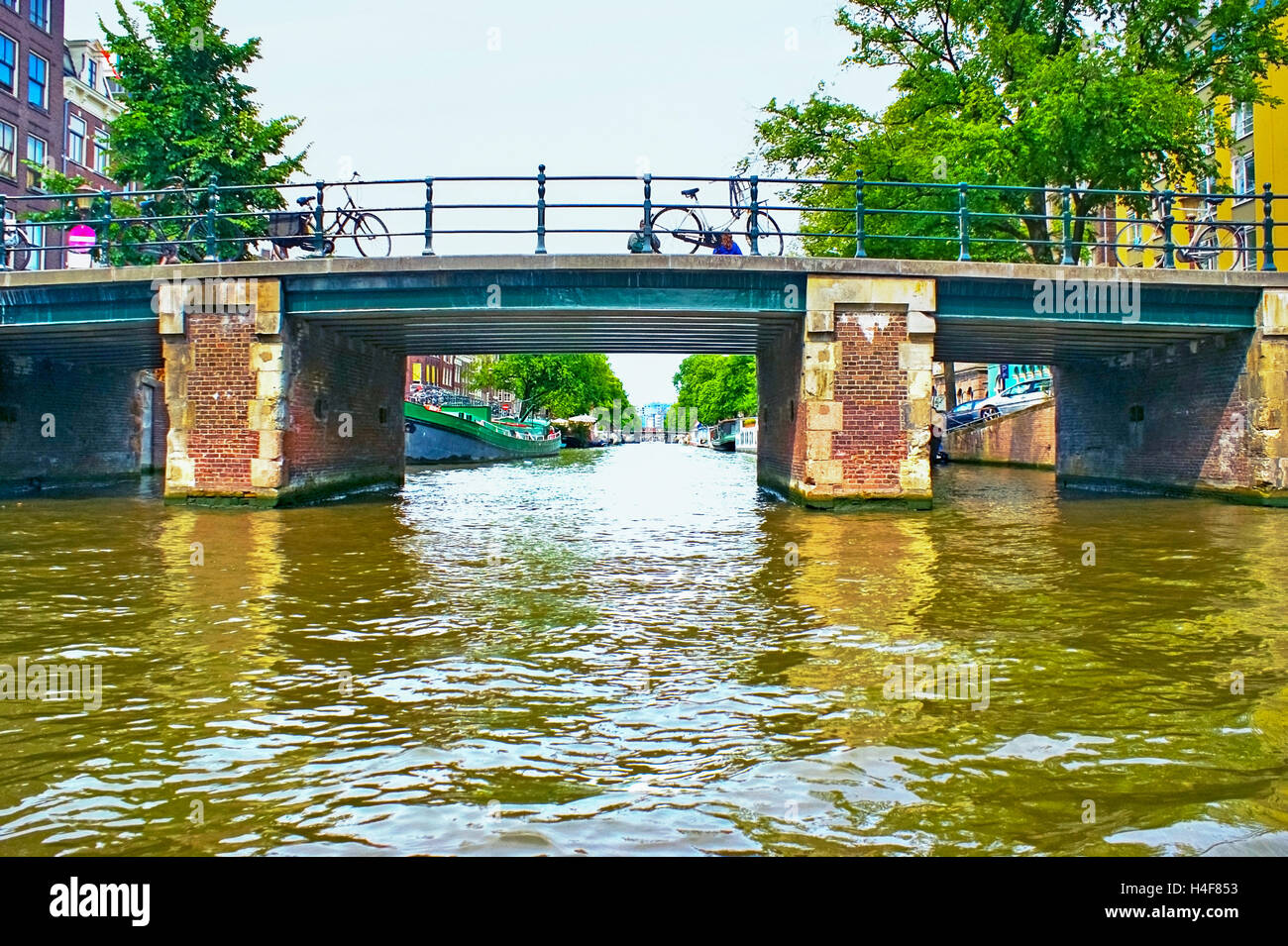 Bridges in Amsterdam are not only for walking from coast to coast, but ...