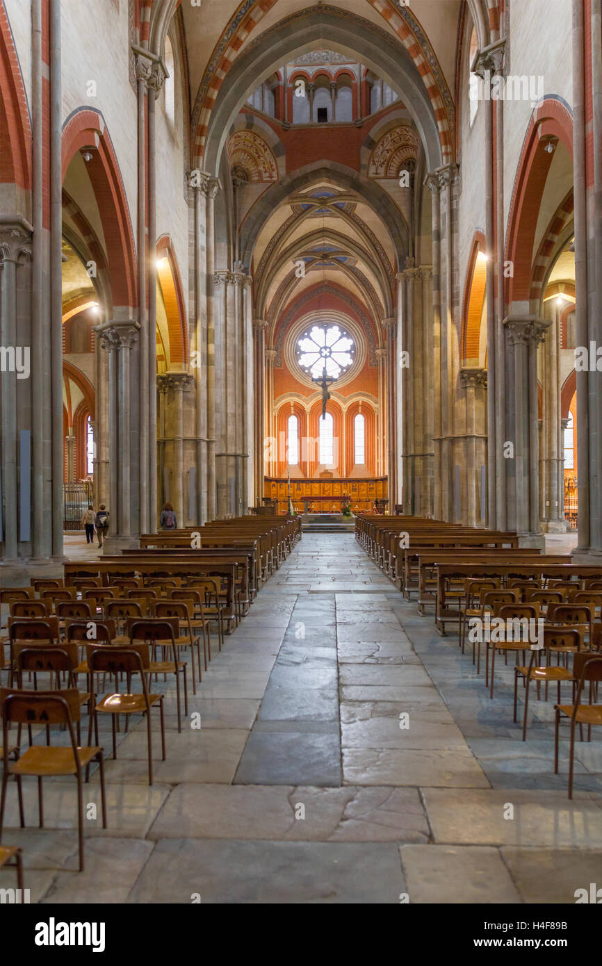 Basilica di Sant'Andrea, abbey church, Vercelli, Piedmont, Italy Stock ...