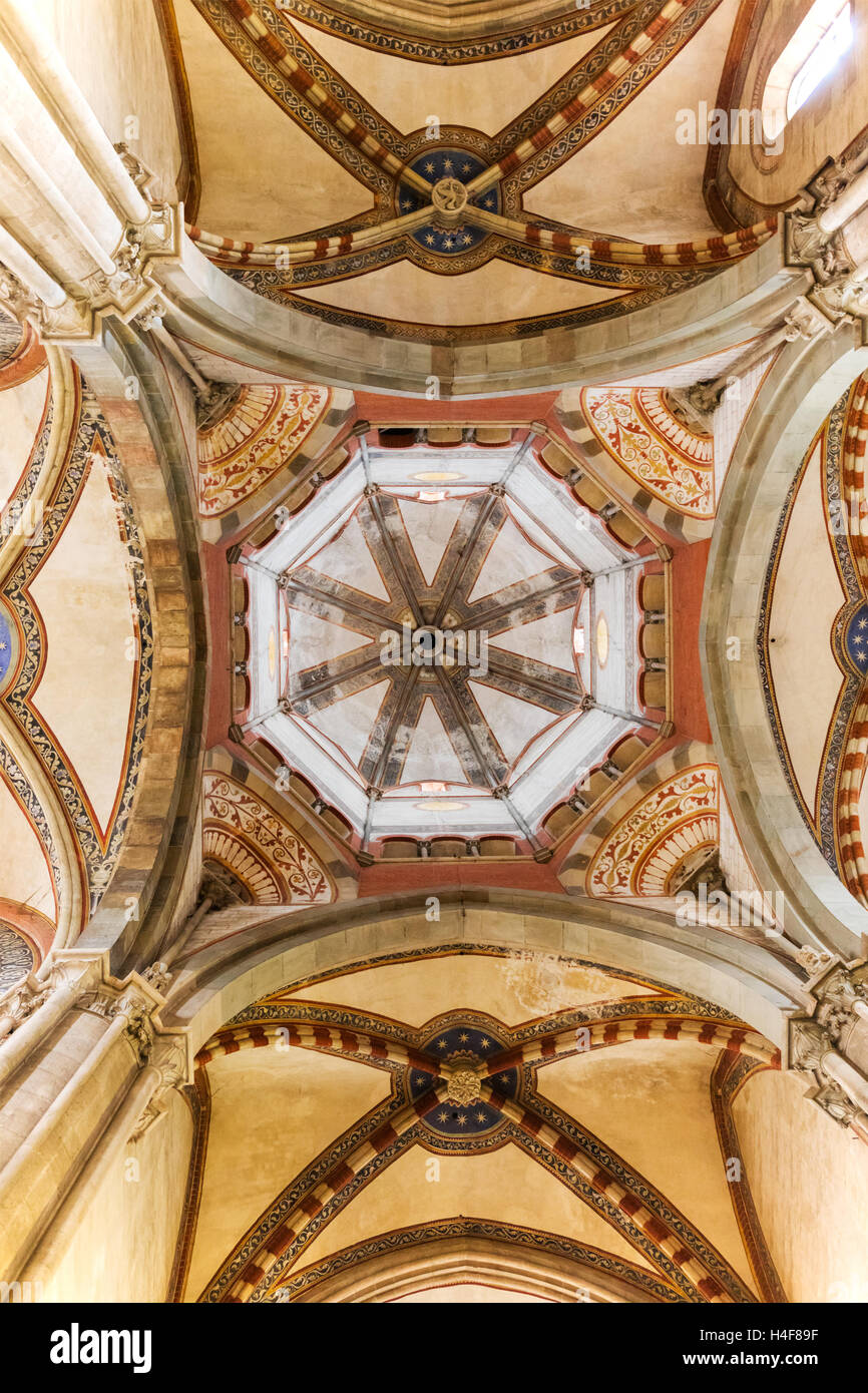 Basilica di Sant'Andrea, abbey church, Vercelli, Piedmont, Italy Stock ...