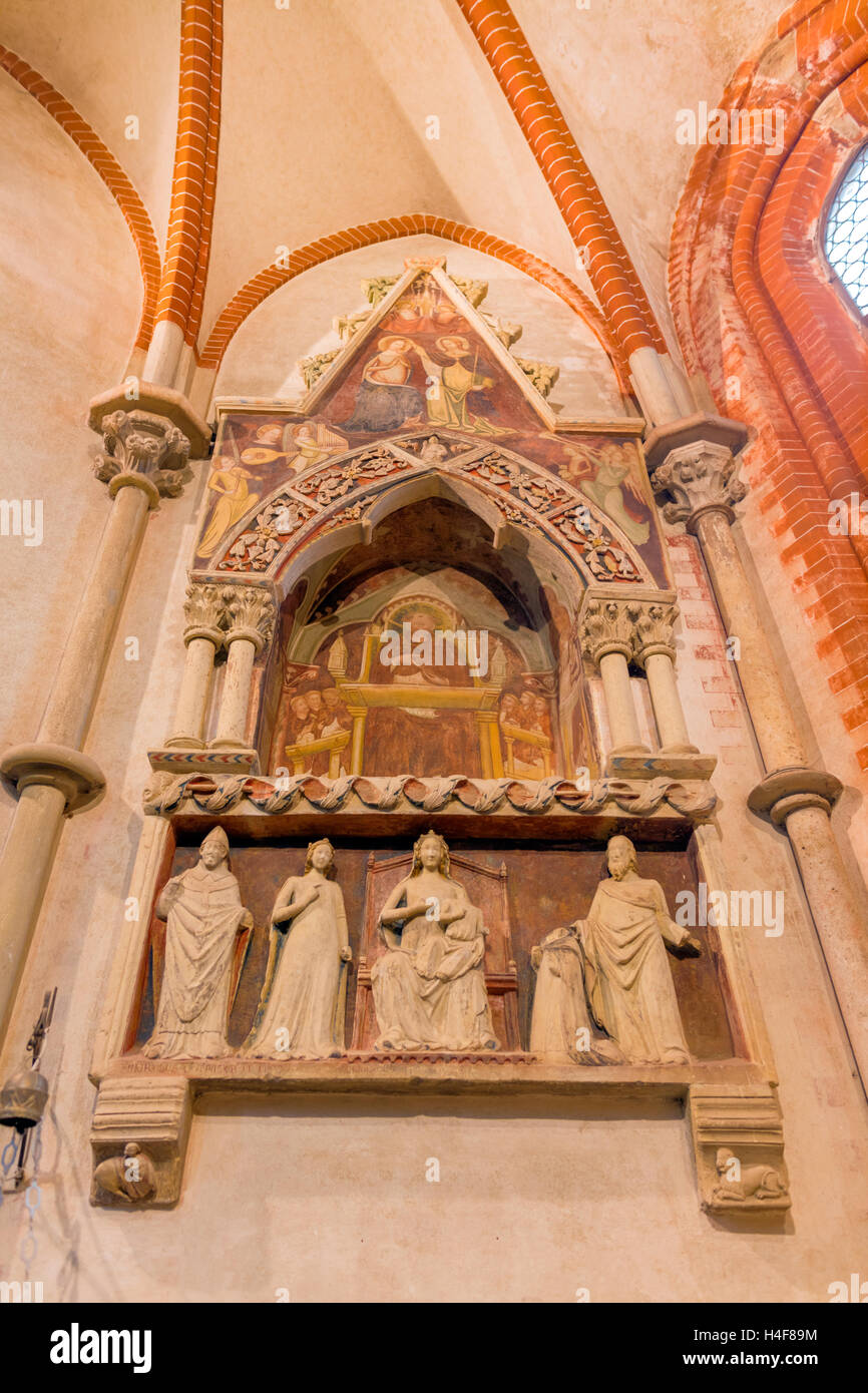Basilica di Sant'Andrea, abbey church, Vercelli, Piedmont, Italy Stock ...