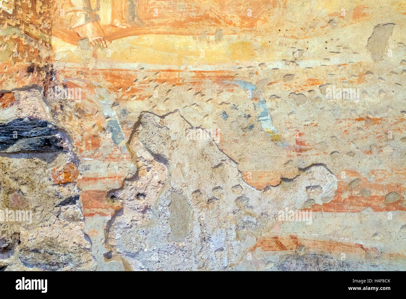 Fresco (8th century), Church of Santa Maria foris portas, Castelseprio ...