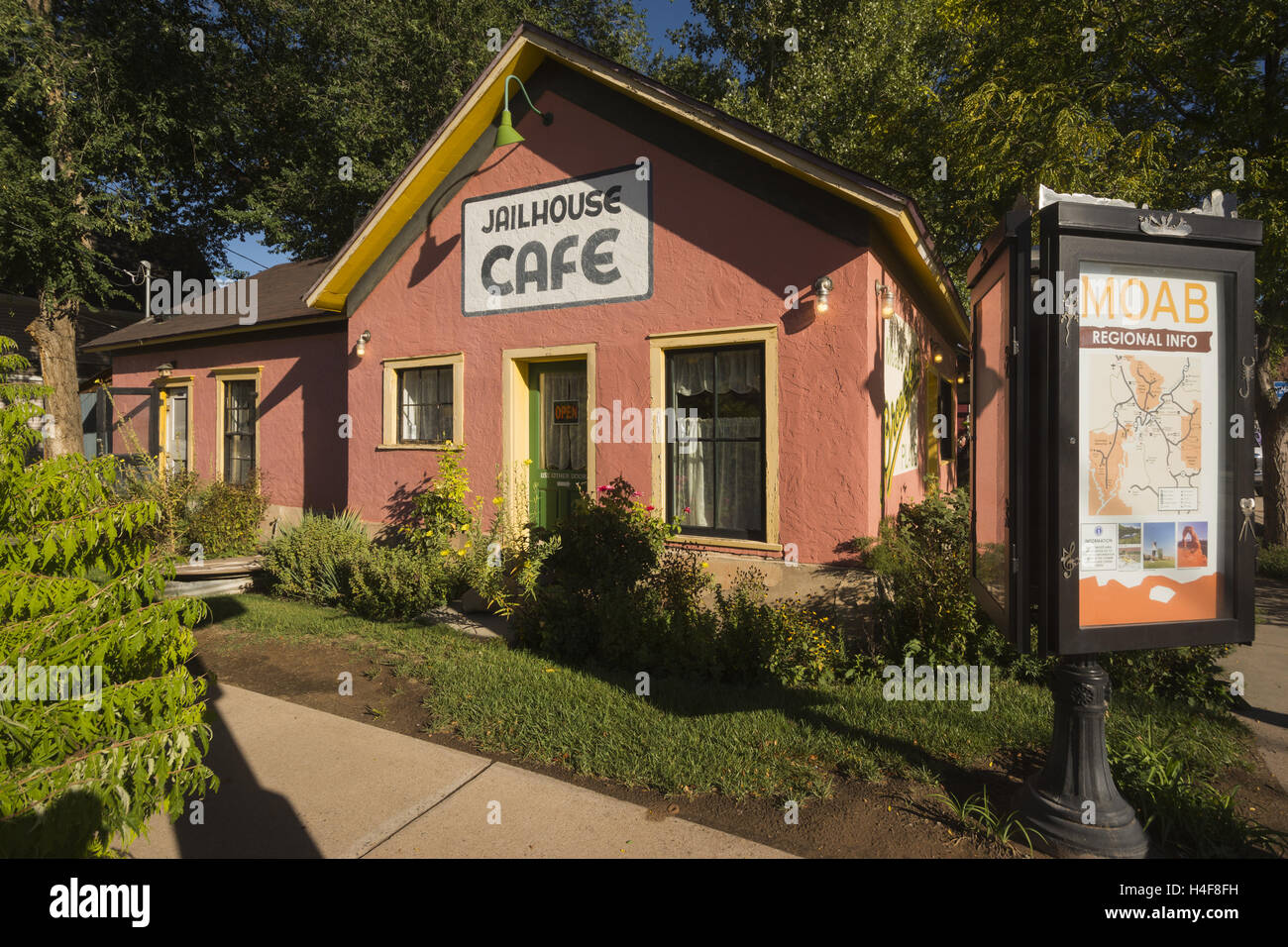 Utah, Moab, cafe Stock Photo - Alamy