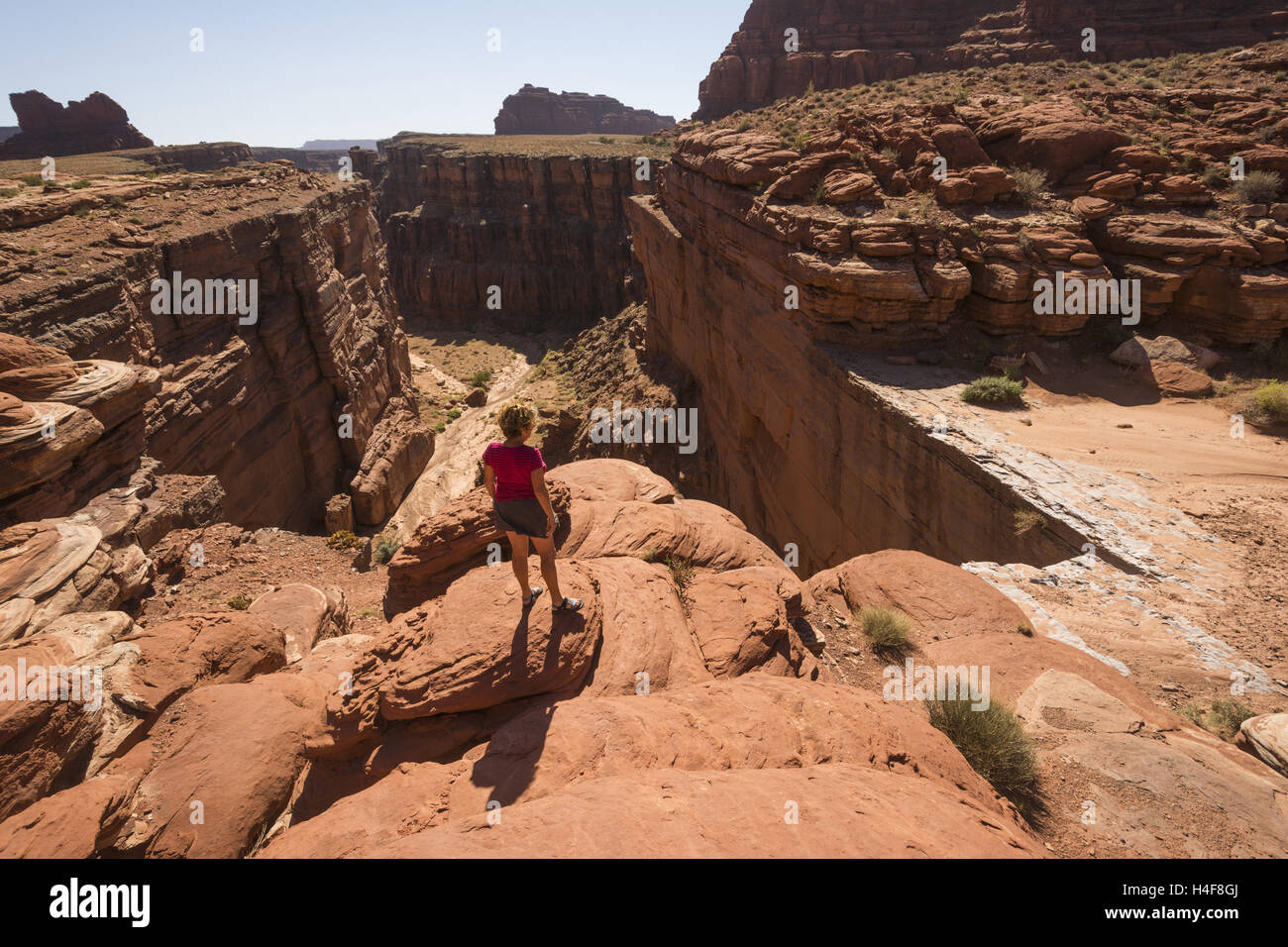 Utah, Potash-Lower Colorado River Scenic Byway, landscape Stock Photo ...