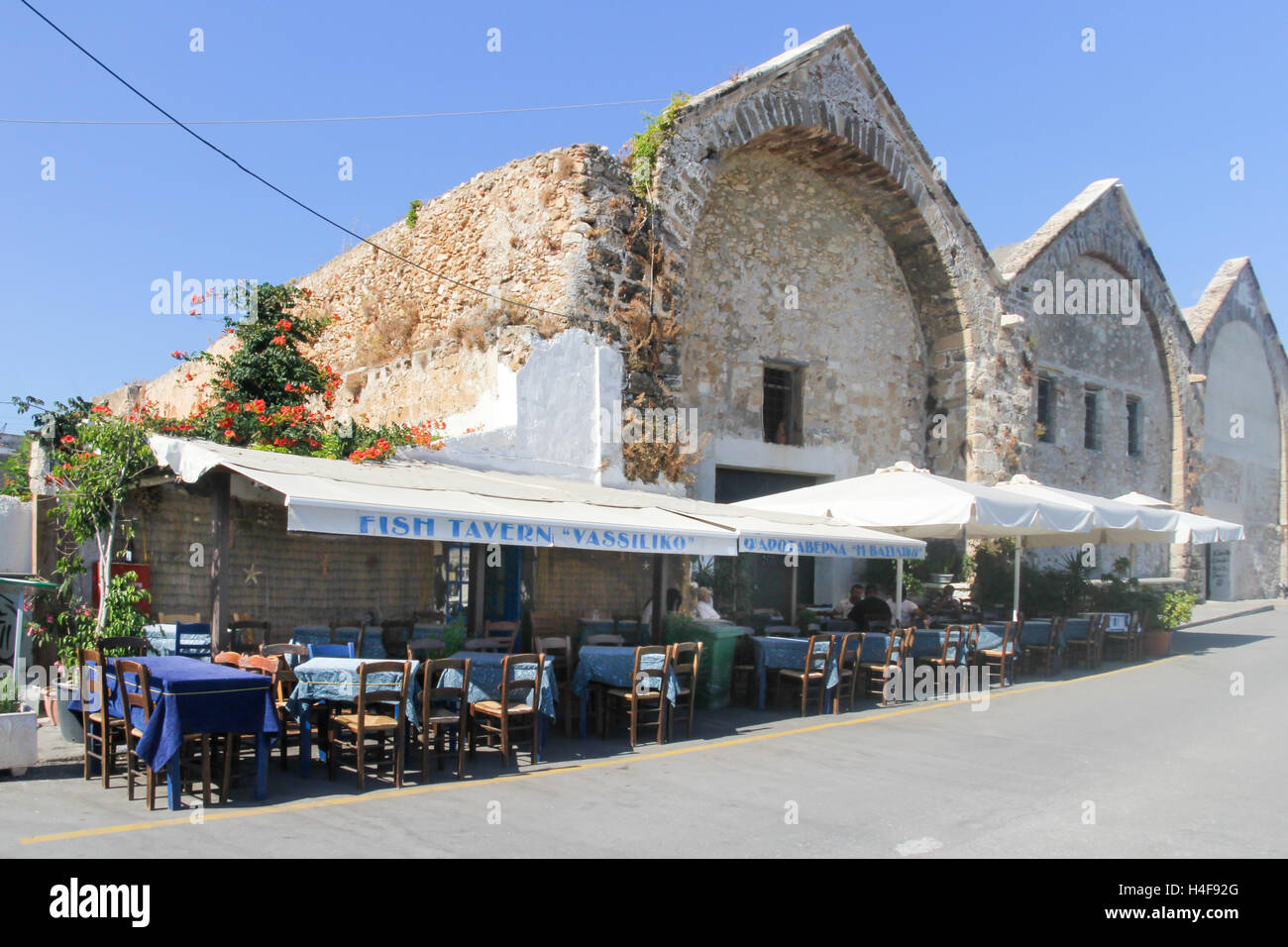 Old venetian harbour of chania hi-res stock photography and images - Alamy