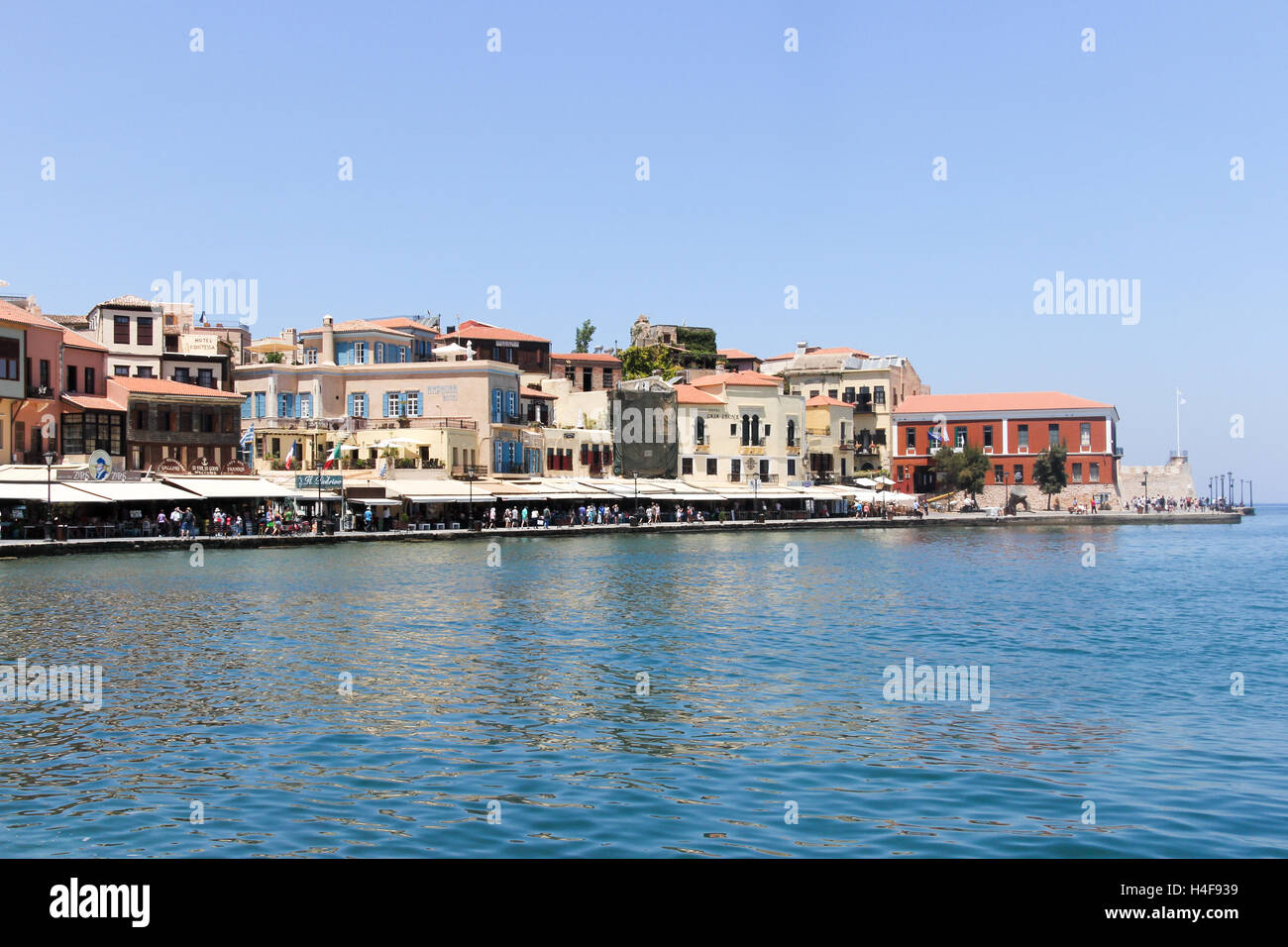 Chania old venetian harbour hi-res stock photography and images - Alamy