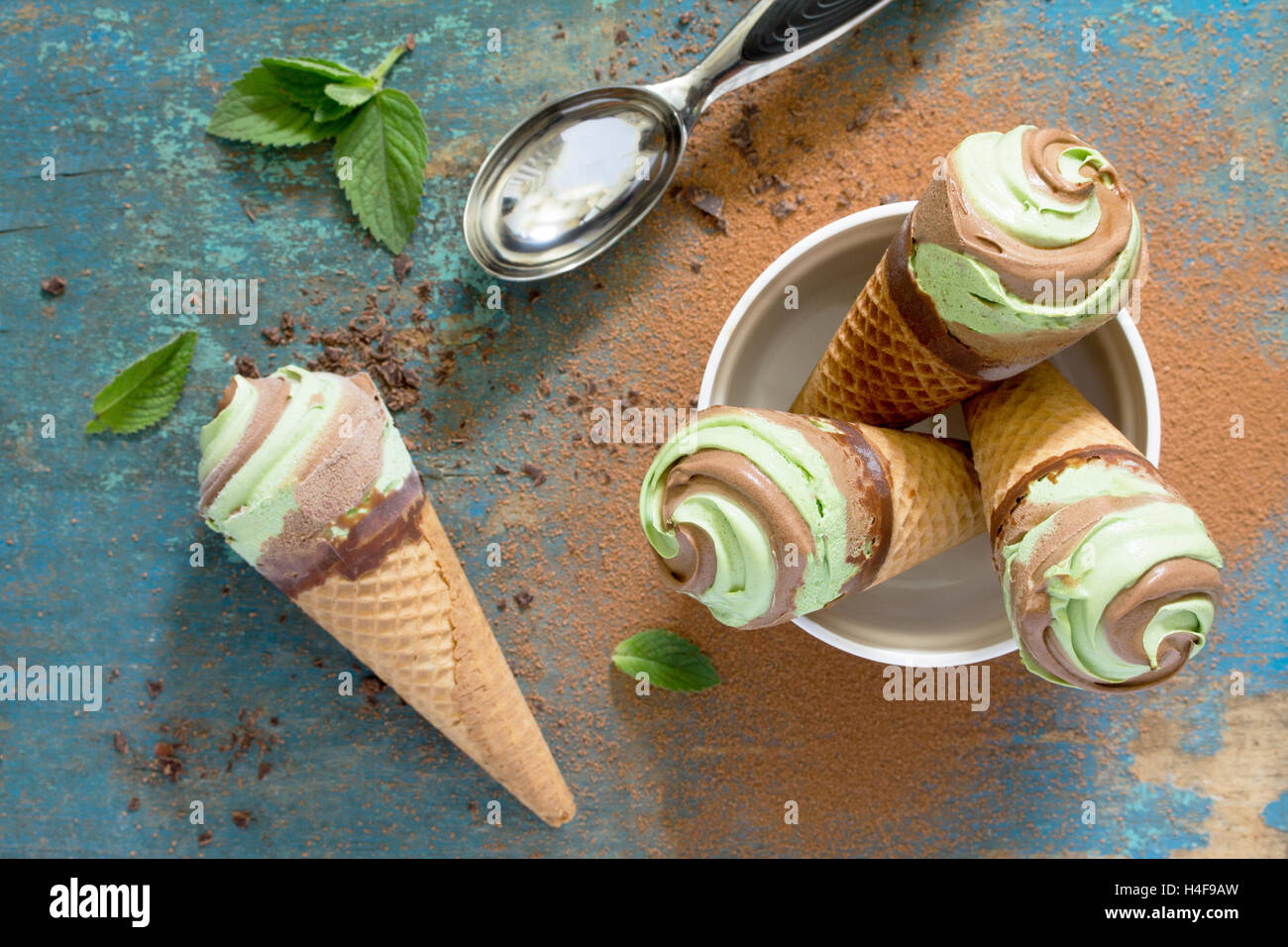 Vintage Ice Cream Cone High Resolution Stock Photography and Images - Alamy