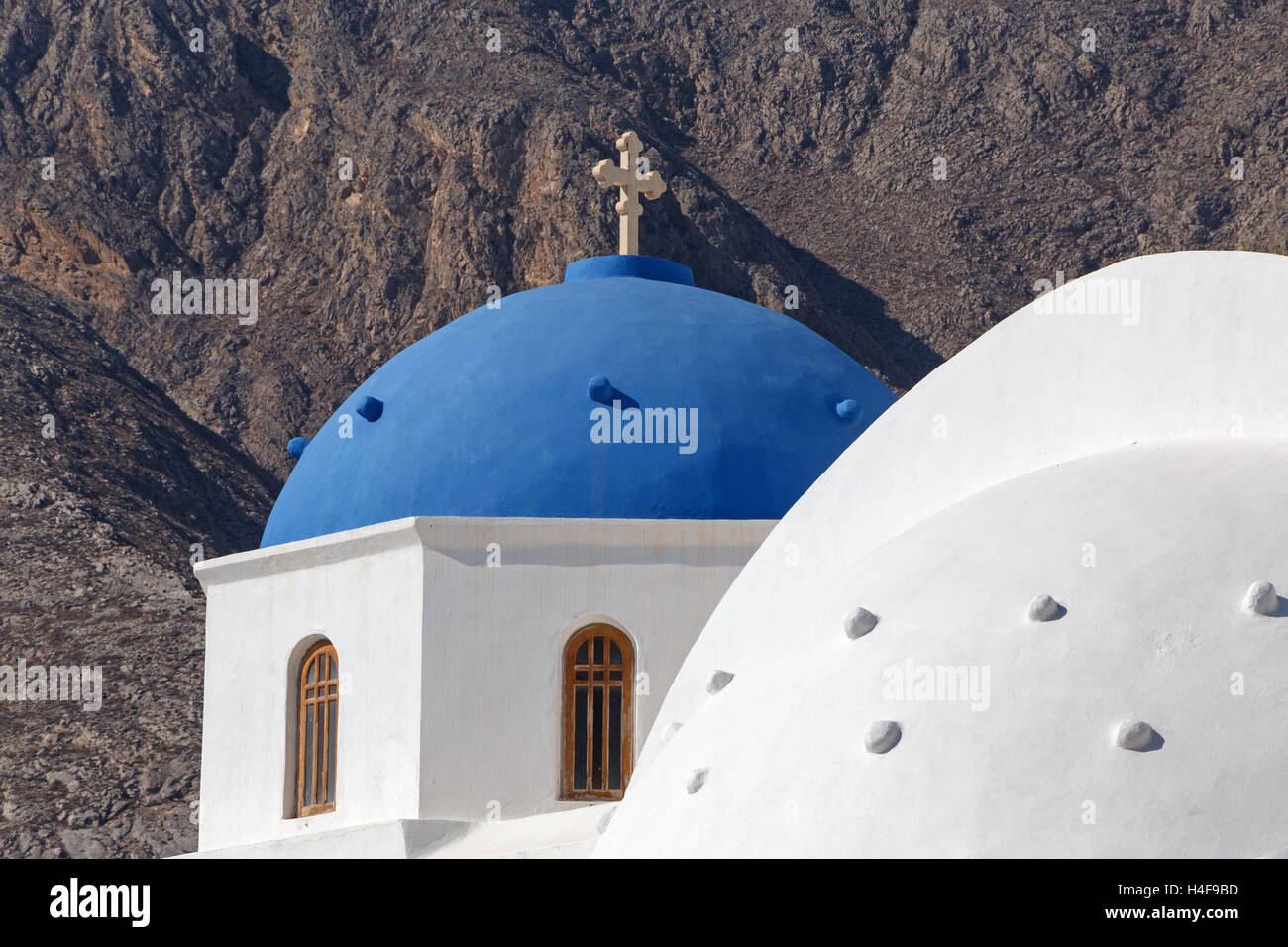 church of Holy Cross in Perissa on Santorini Stock Photo - Alamy