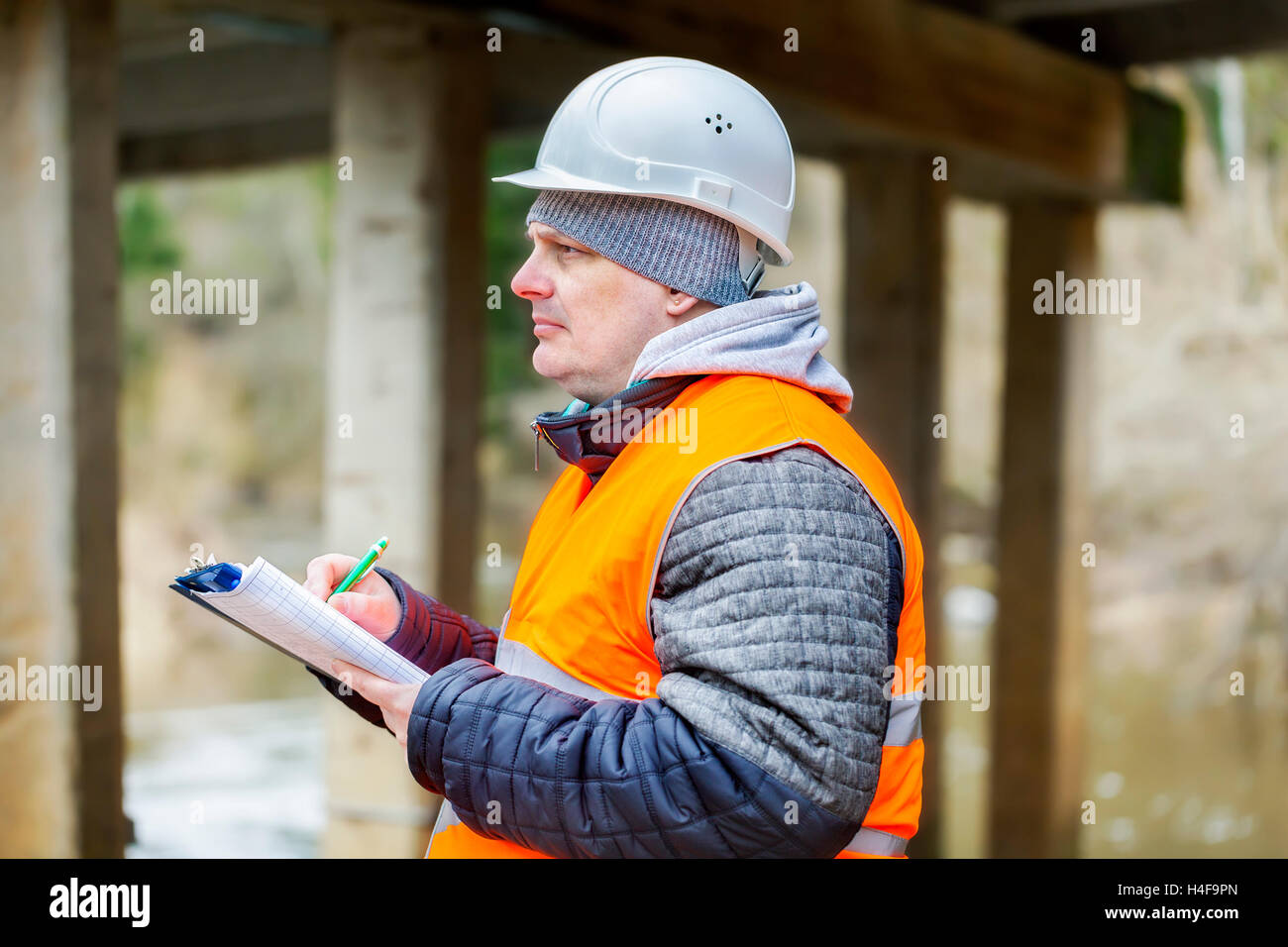 Engineer documentation under bridge hi-res stock photography and images - Alamy