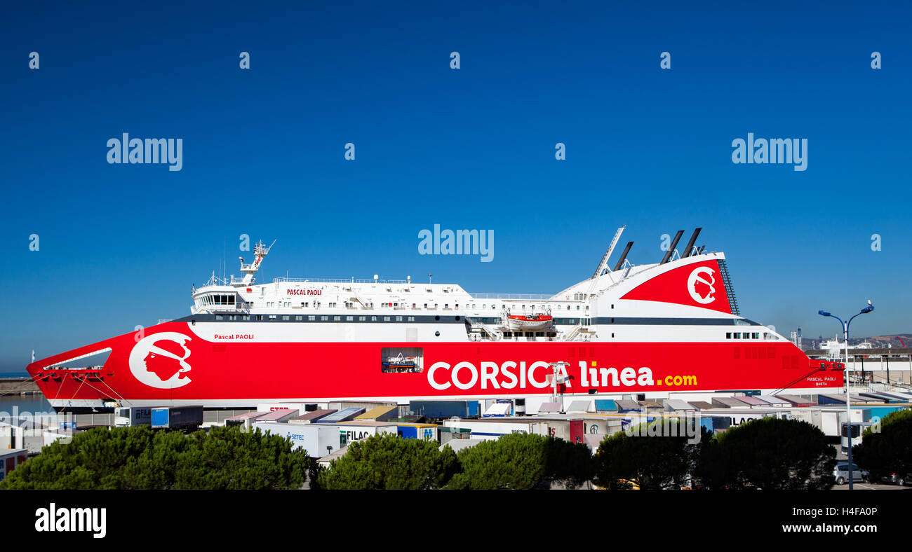 Ferry "Pascal Paoli Stock Photo - Alamy