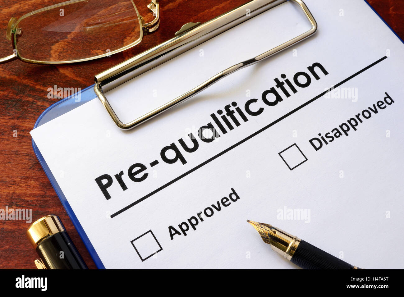 Prequalification hi-res stock photography and images - Alamy