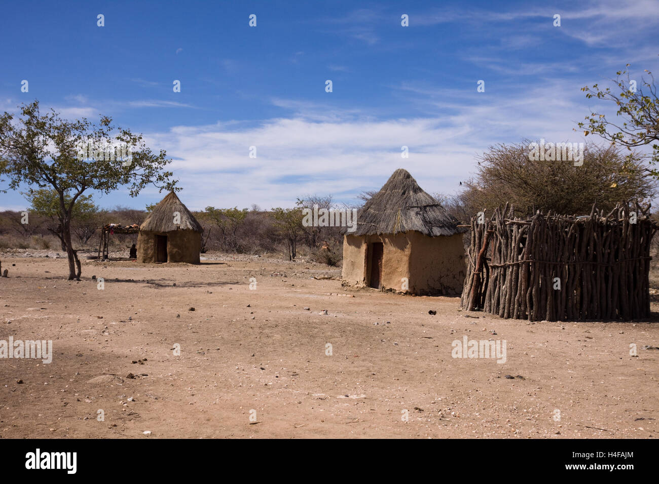 namibia camp huts in north namibia Stock Photo - Alamy