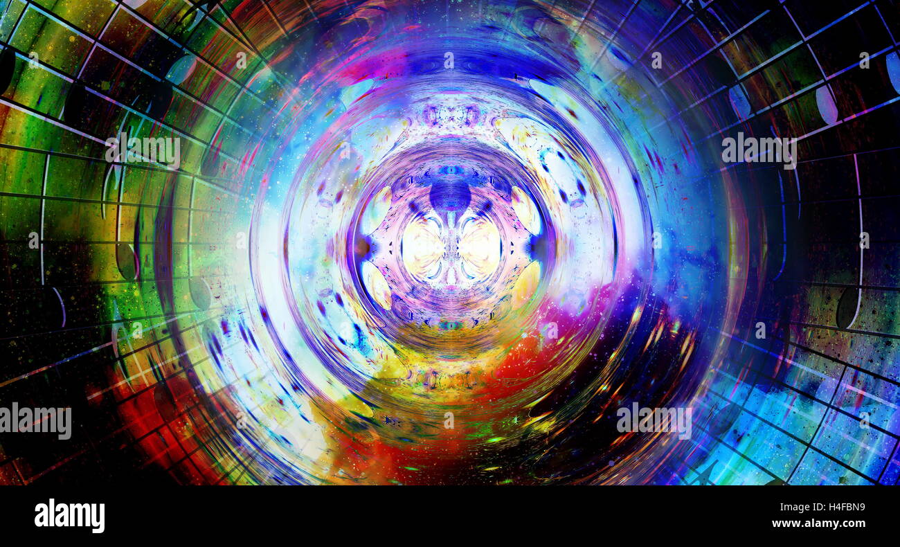 music notes in space with stars. abstract color background. Music ...
