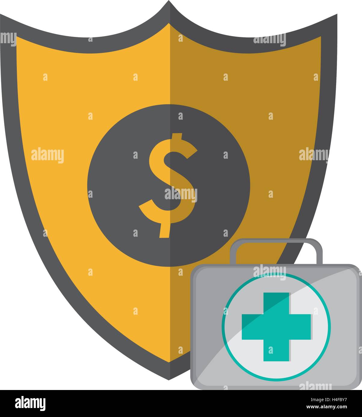 shield and first aid kit icon Stock Vector Image & Art - Alamy