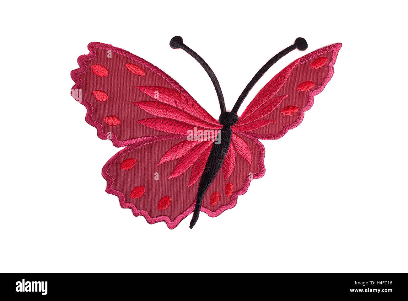 butterfly of red thread Stock Photo - Alamy