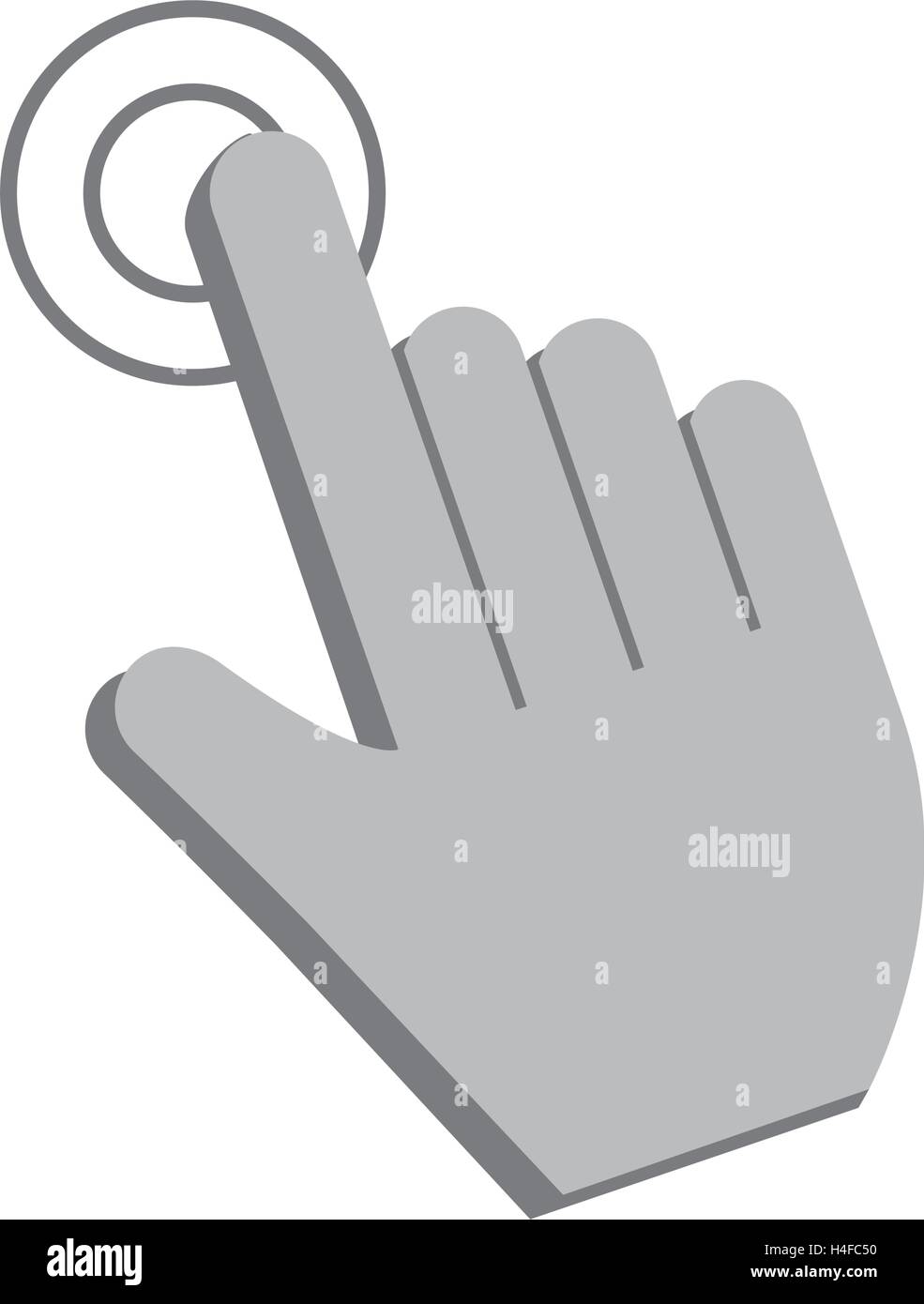 Cursor touch and web design Stock Vector Image & Art - Alamy