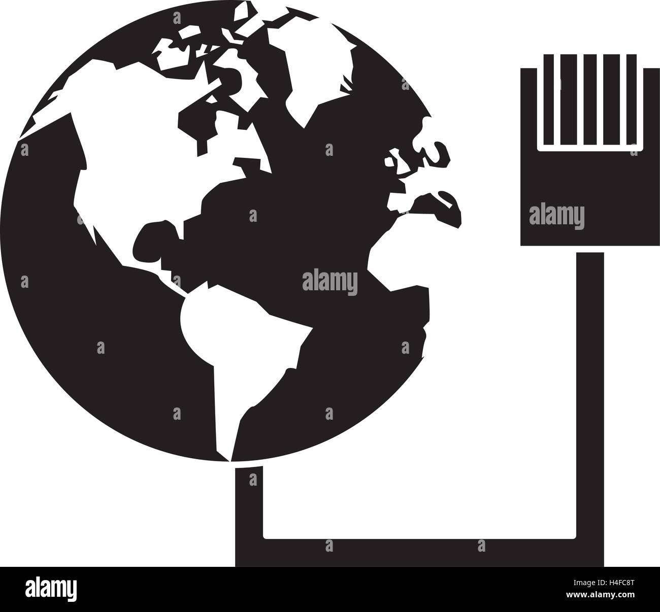 Sphere and global communication design Stock Vector Image & Art - Alamy