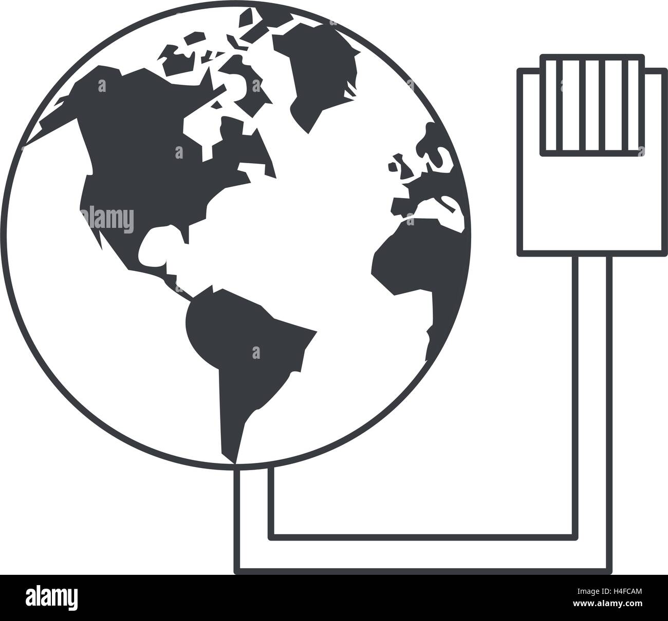 Sphere and global communication design Stock Vector Image & Art - Alamy