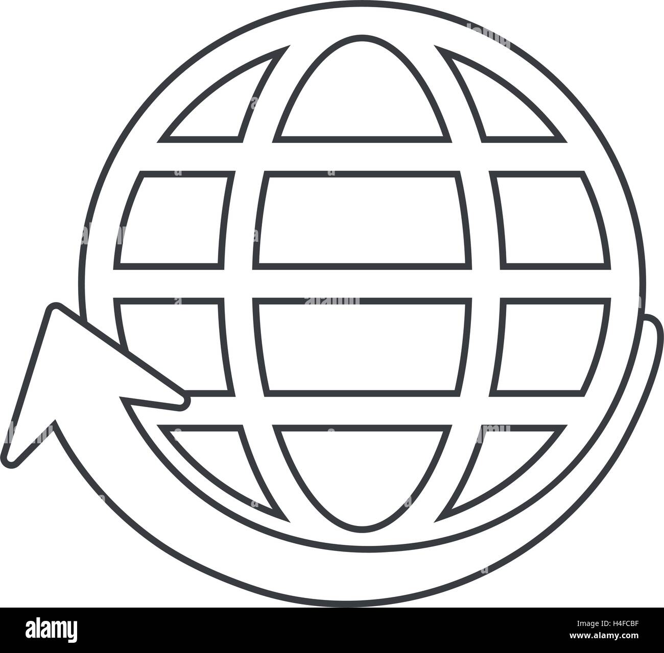 Sphere and global communication design Stock Vector Image & Art - Alamy