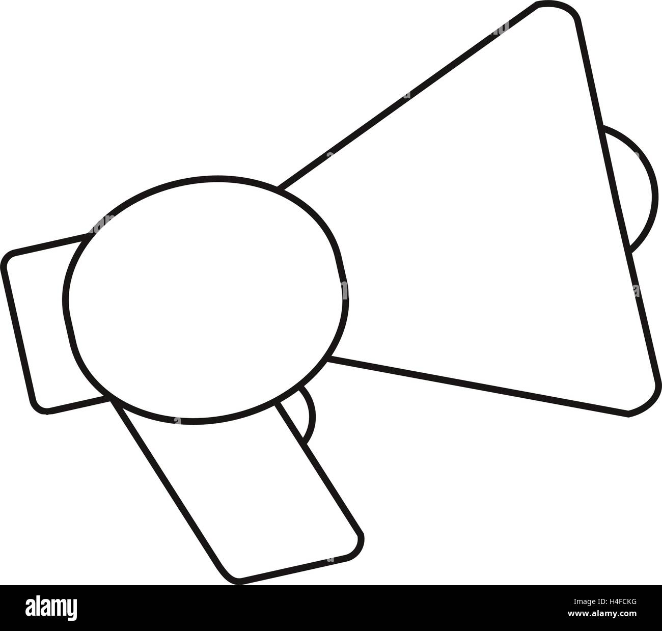 Isolated megaphone device design Stock Vector Image & Art - Alamy