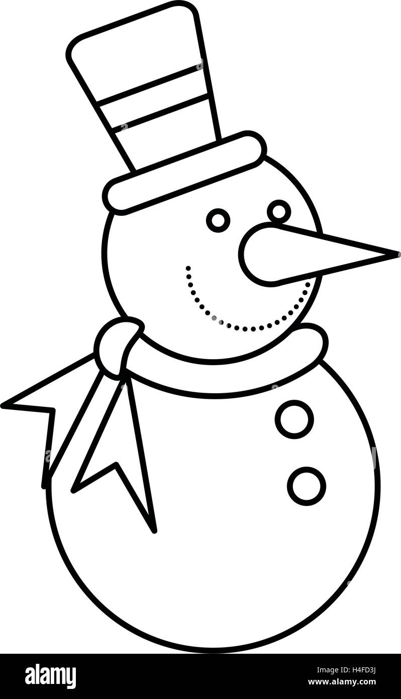 Snowman of Christmas season design Stock Vector Image & Art - Alamy