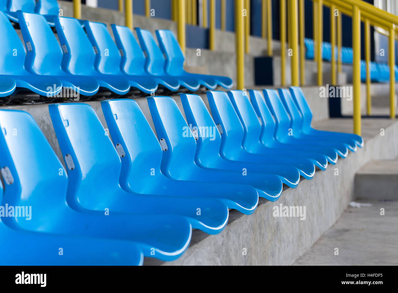 Stadium seats in rows Stock Photo - Alamy