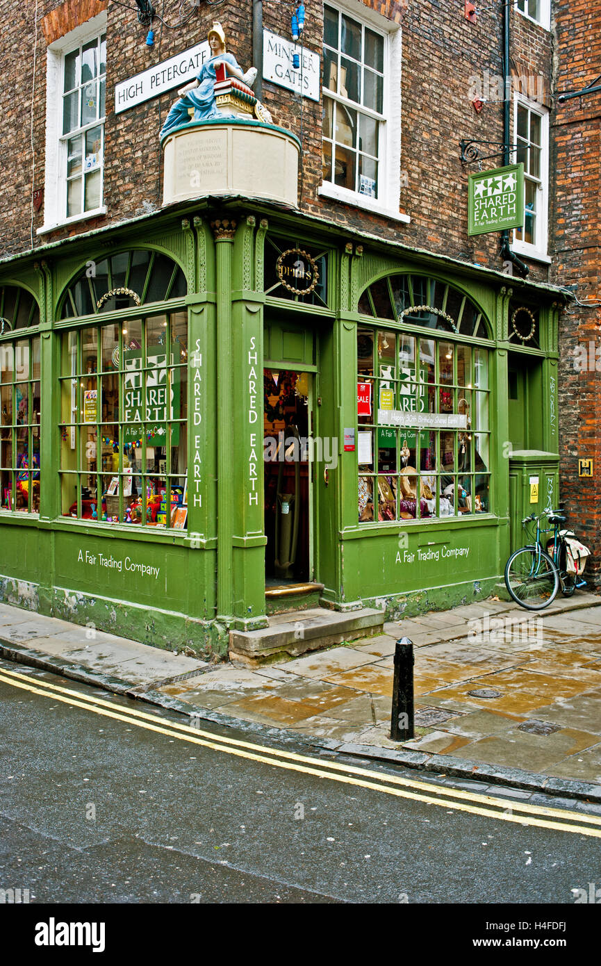 Corner of High Petergate, York Stock Photo - Alamy
