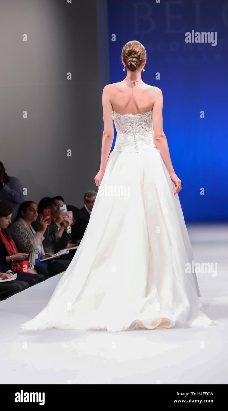 New York, NY, USA - October 8, 2016: Models walk runway for Casablanca ...
