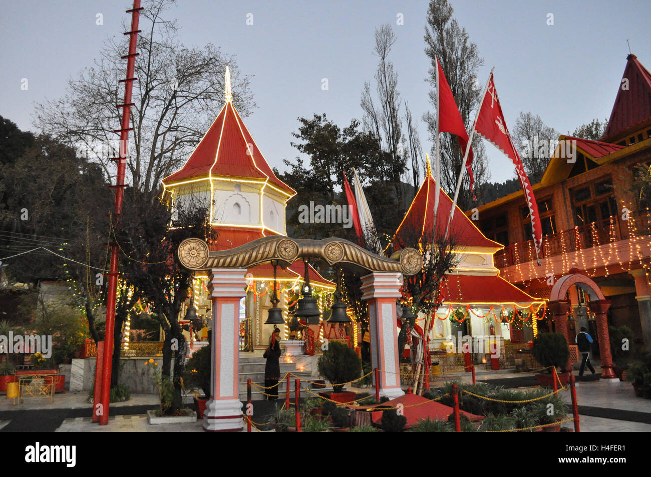 Nainital temple hi-res stock photography and images - Alamy