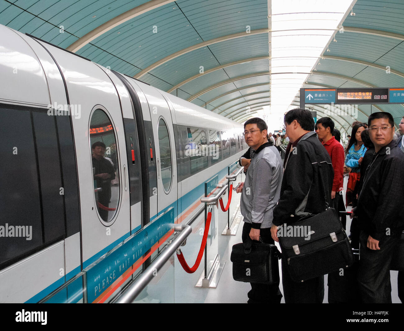 Maglev Train Magnetic Levitation Transport High Resolution Stock ...