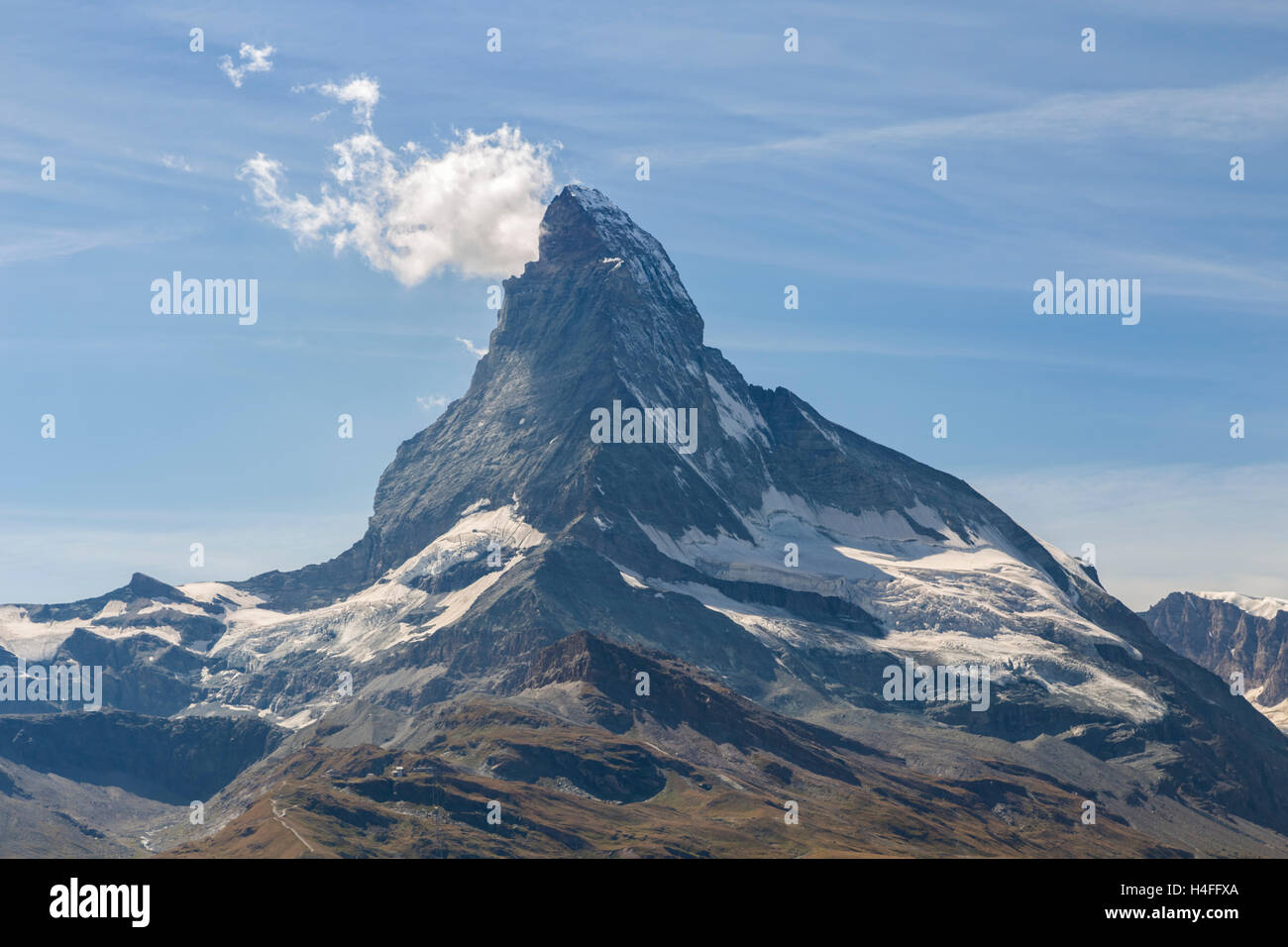 Matterhorn zermatt valais switzerland hi-res stock photography and ...