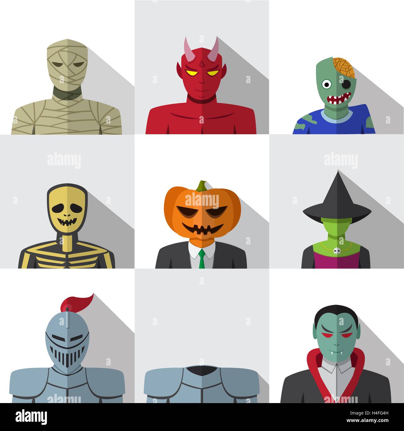 Costume ghost color icon Stock Vector Images - Alamy