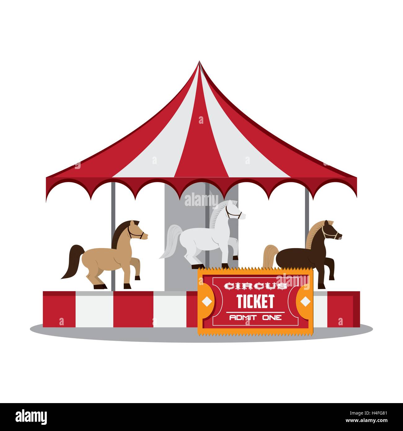 Carousel of carnival design Stock Vector Image & Art - Alamy